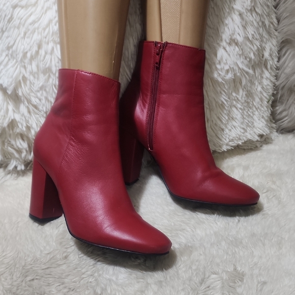 Seychelles | Shoes | Seychelles Red Heeled Boots | Poshmark